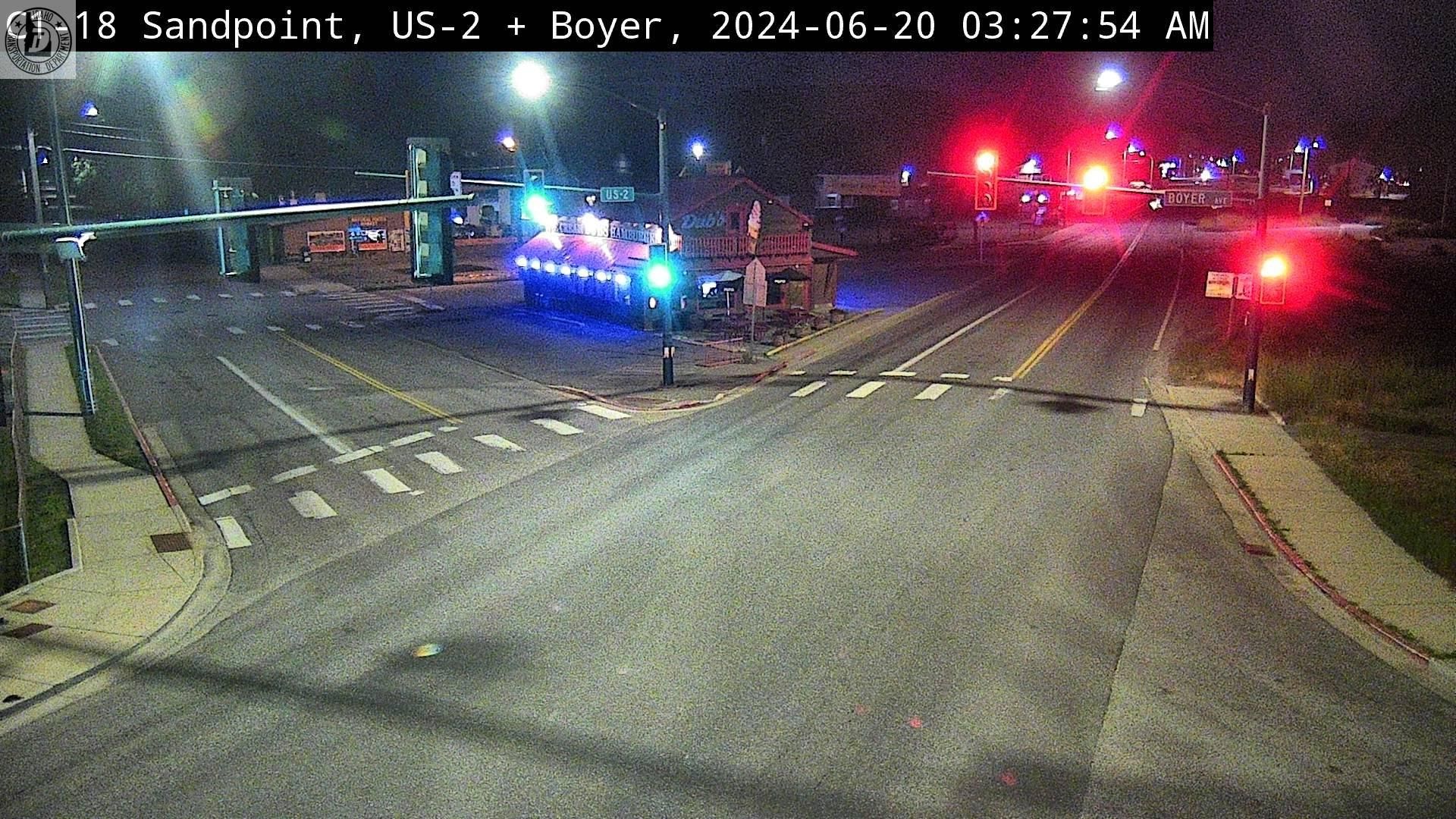 Sandpoint: US 2: Boyer Ave Traffic Cam