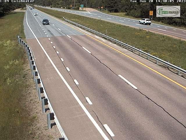 Colchester › South: I-89 South Traffic Cam United States