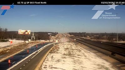 See Denison › North: US 75 @ SP 503 North Fixed Live Webcam & Weather ...