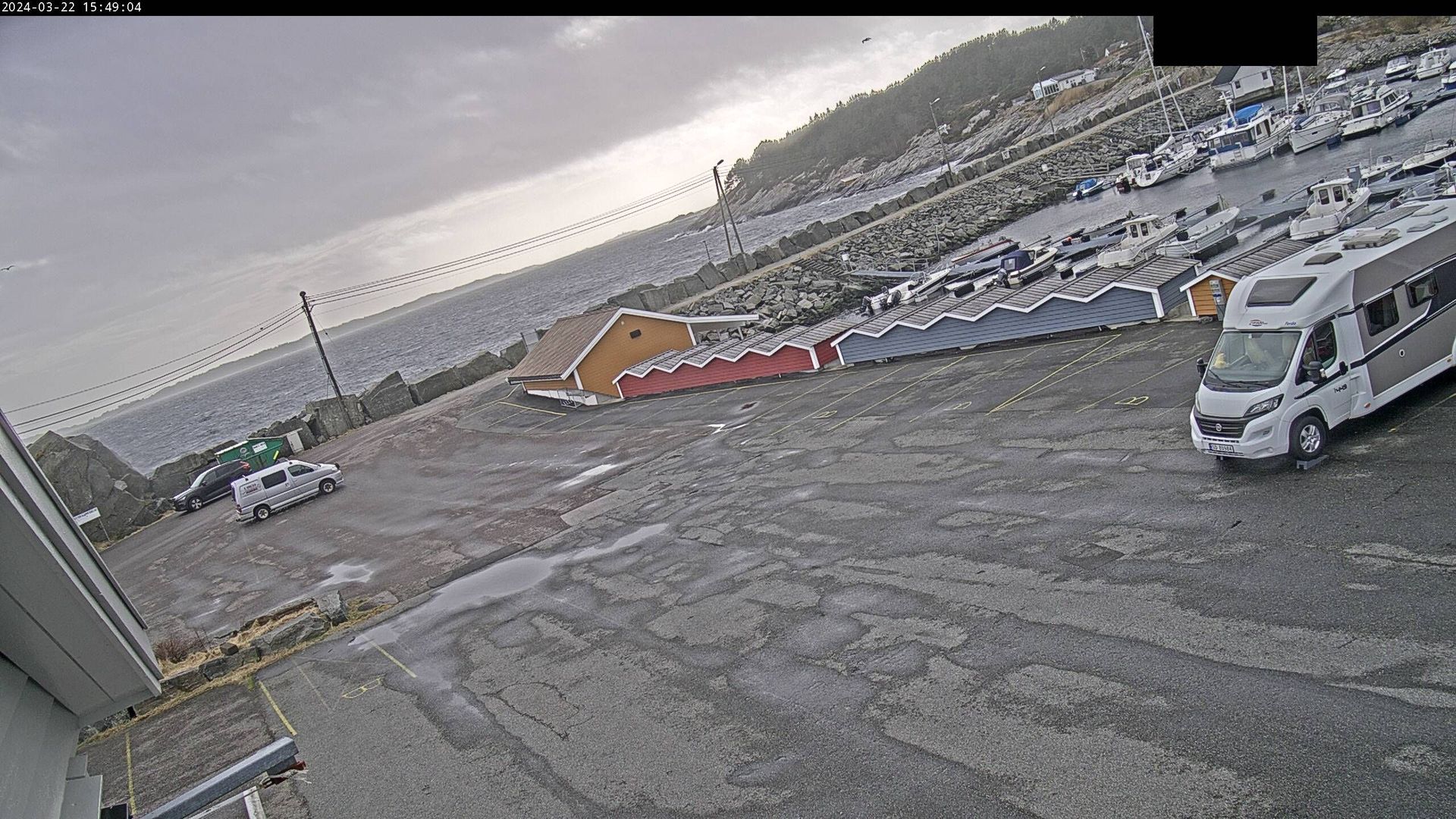 Kleppe: Båtlag Bobilparkering Traffic Cam Norway